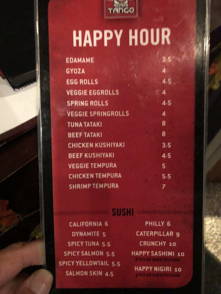 Menu at Sushi Tango Woodbury restaurant, Woodbury, Tamarack Village ...