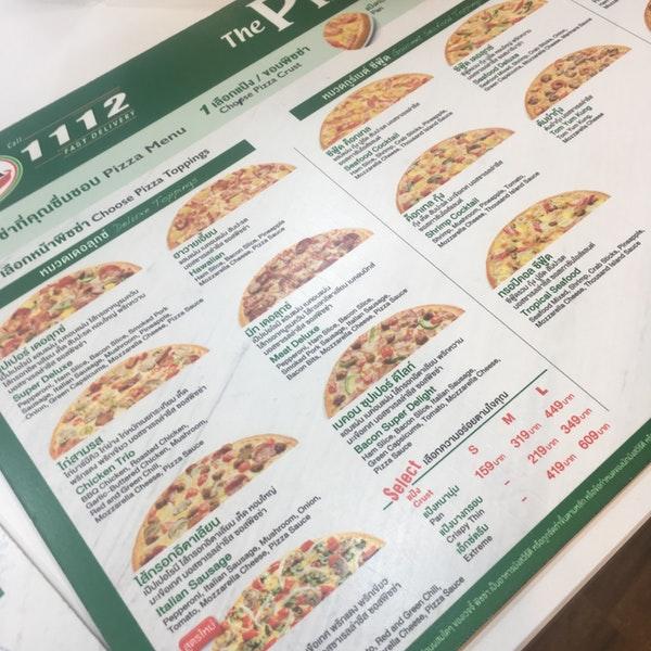 Menu at The Pizza Company pizzeria, Bangkok, 41/383 Nuan Chan Rd.