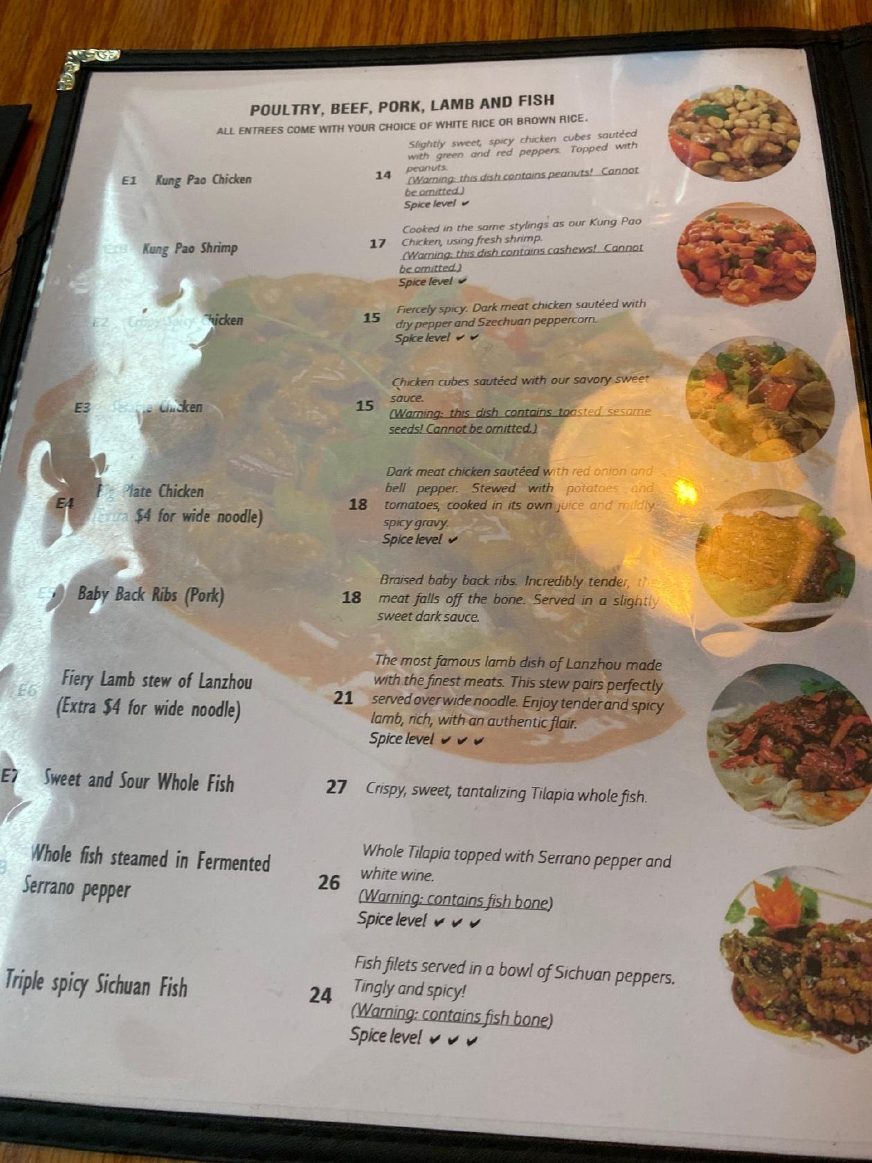 Menu at Lan Ramen restaurant, Princeton