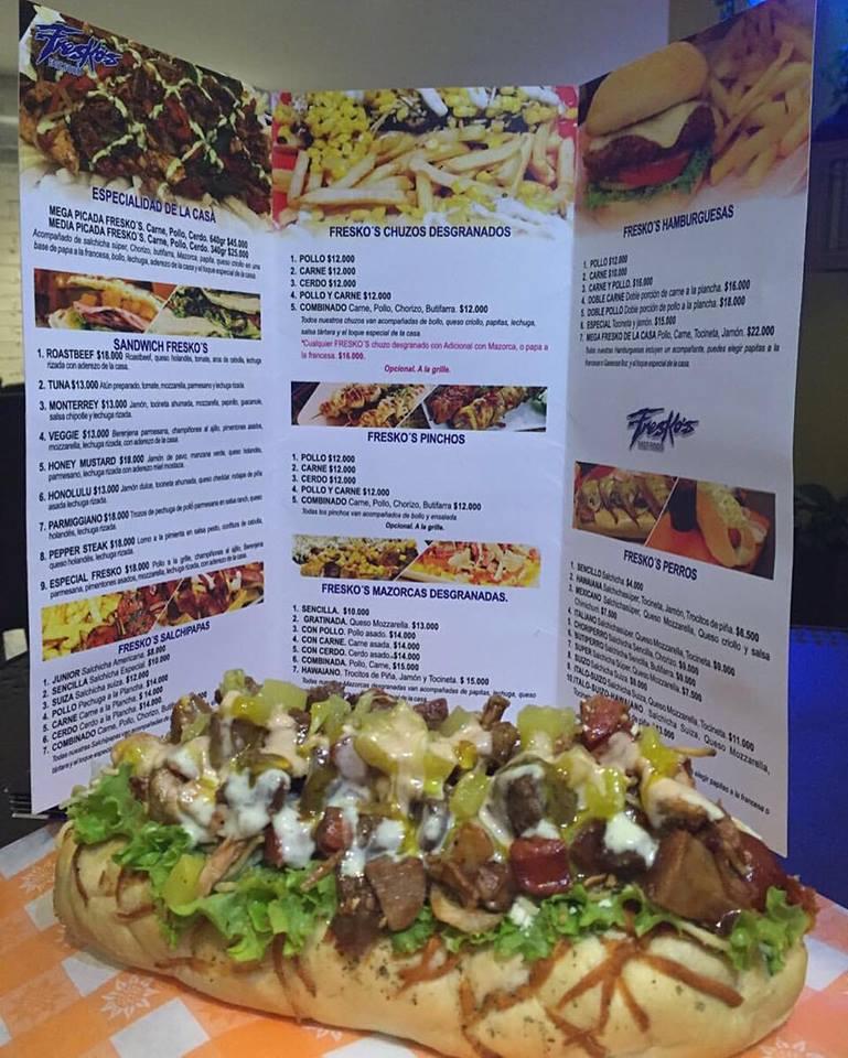 Menu at Fresko Fast & Good Food restaurant, Barranquilla