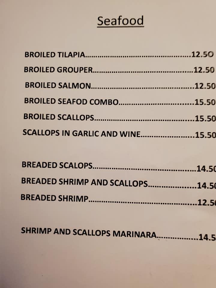 Menu at Erwin's Country Kitchen restaurant, Feasterville-Trevose