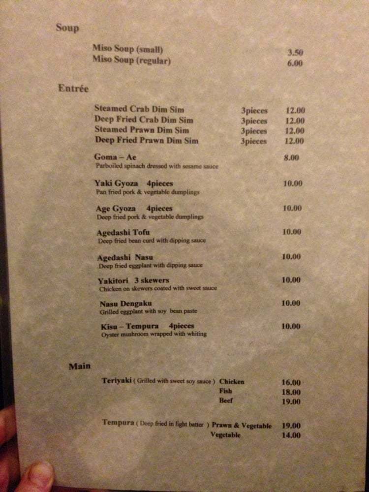 Menu at Teriyaki Boy Balmain restaurant, Balmain