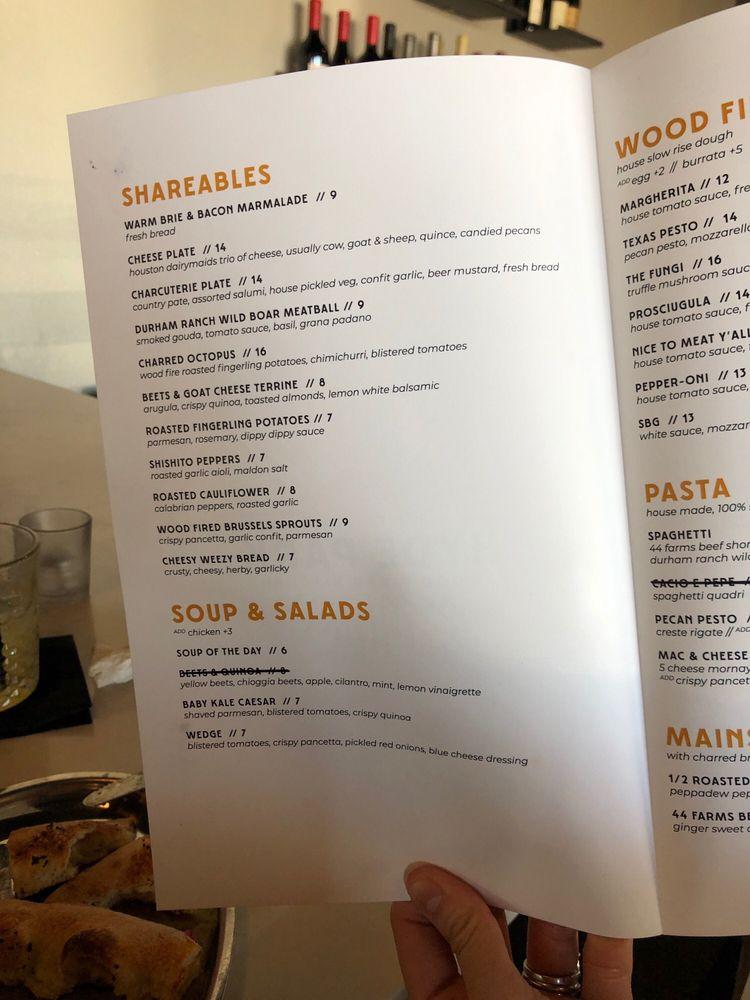 Menu at Hyde Park pub & bar, Webster