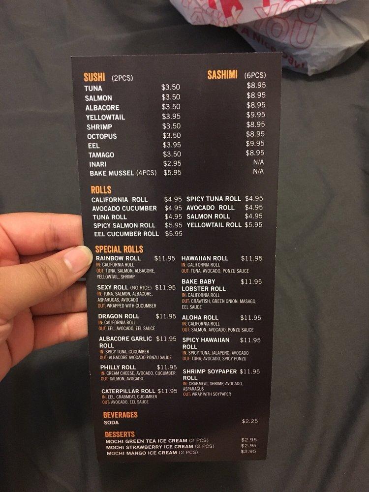 Carta del restaurante Poki & Maki, Upland
