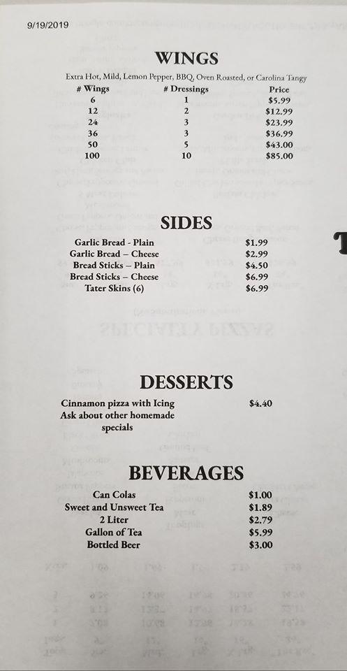 Menu at Other Side Restaurant Manchester, Manchester
