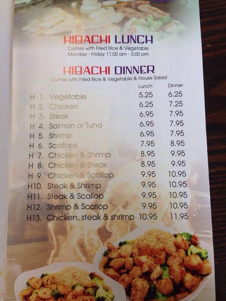 Carta del restaurante OEC Japanese Express, Georgetown