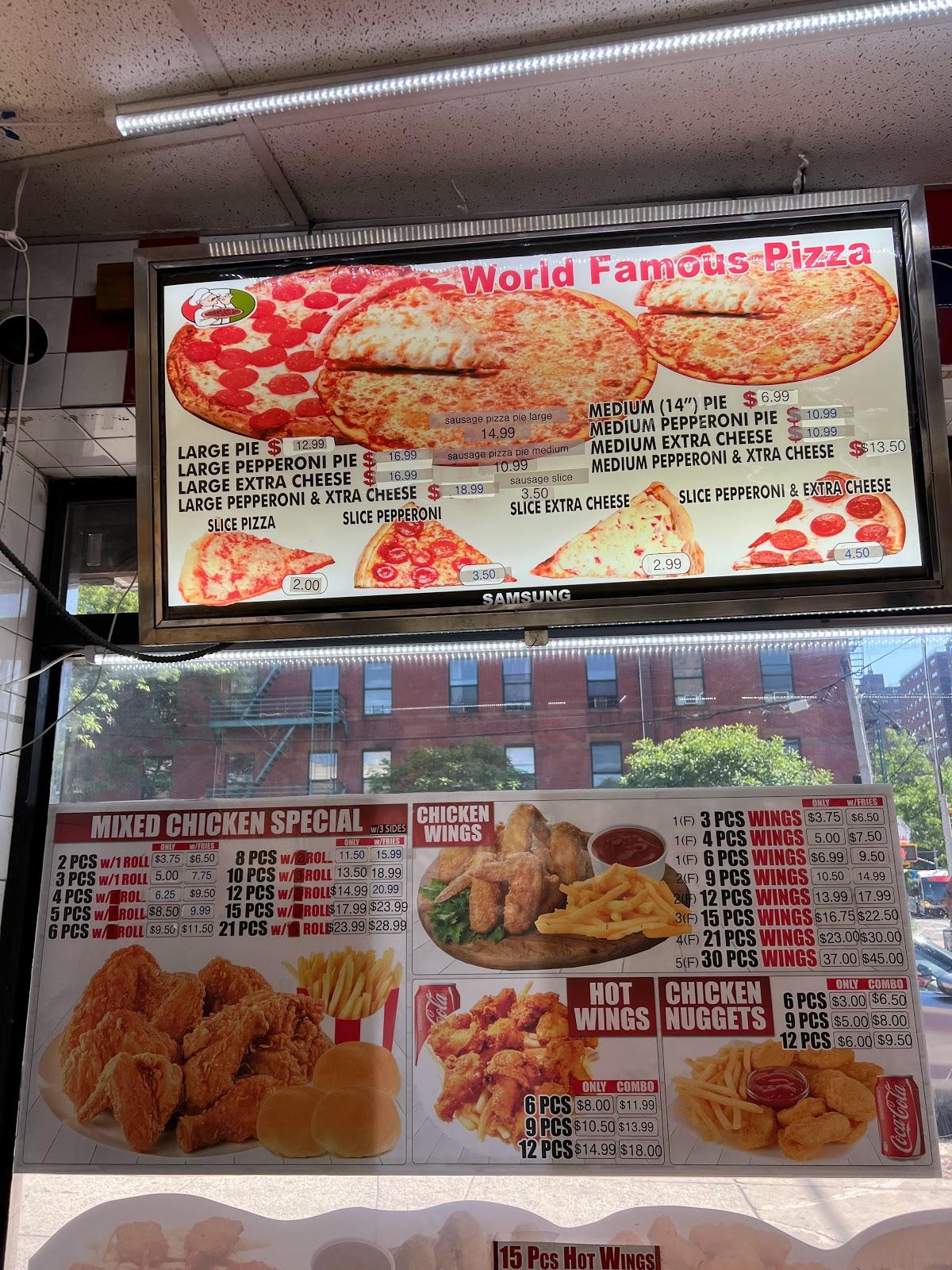 Menu at US Fried Chicken restaurant, New York City, Third Ave