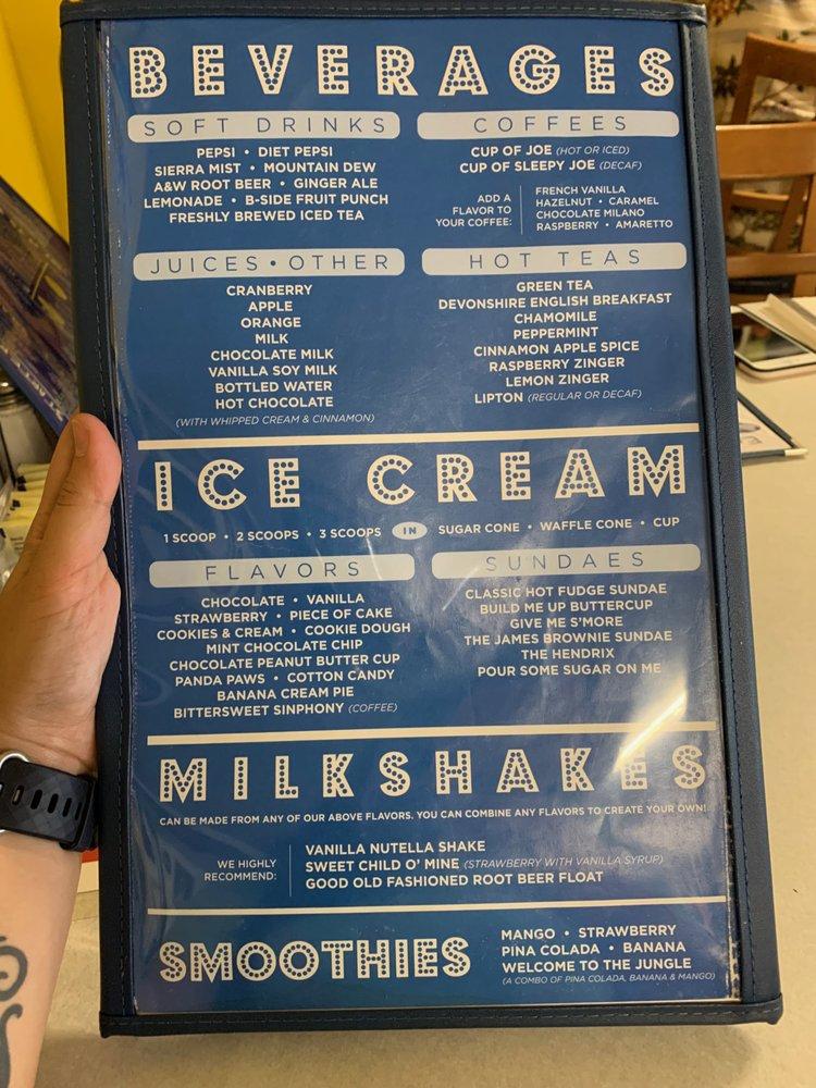 Menu at B-Side Grill restaurant, New Paltz