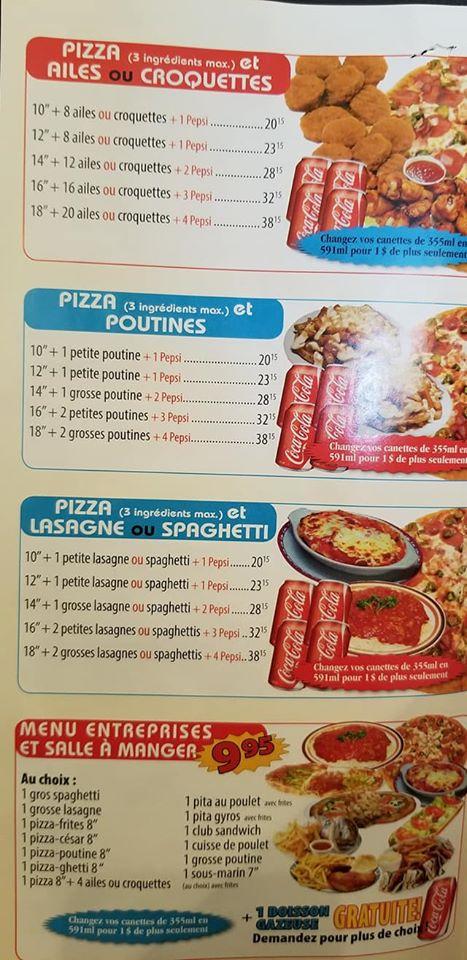 Menu at MED Pizza - Drummondville restaurant, Drummondville