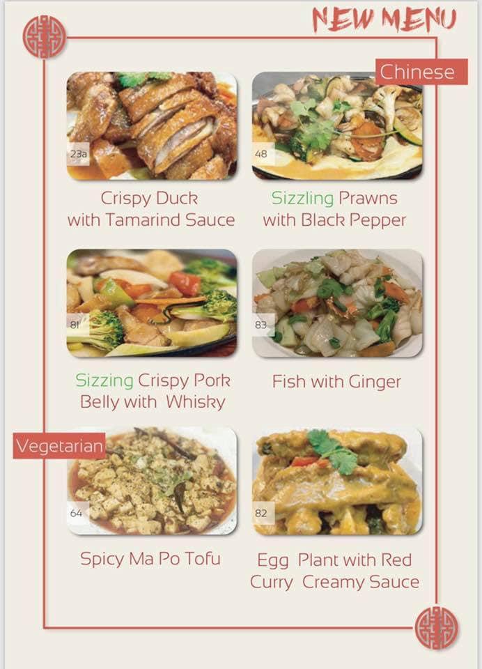 Menu at Miracle Asian Restaurant, Nelson