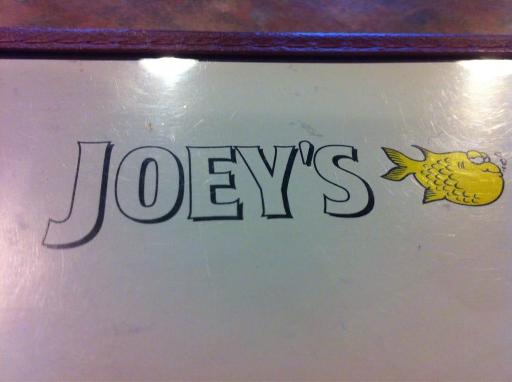 Joey's Only, Calgary - Restaurant menu, prices and reviews