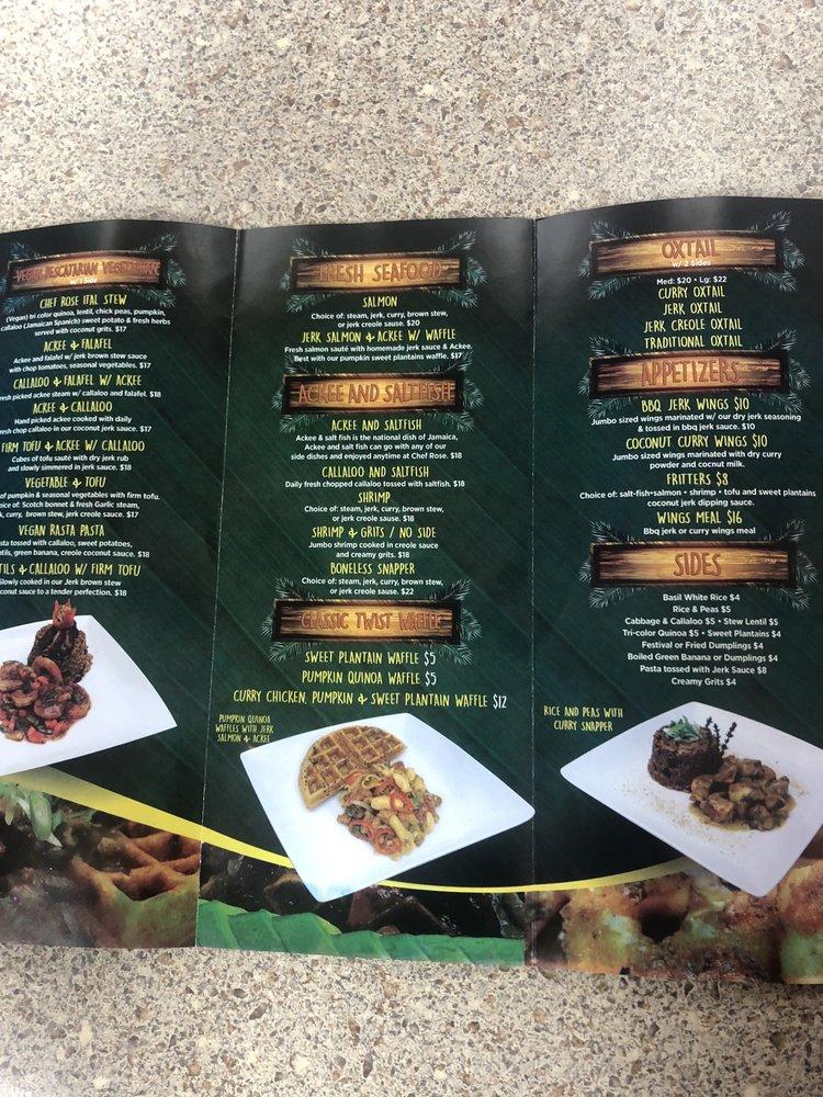 Menu at Chef Rose Jamaican Cuisine restaurant, Sunrise