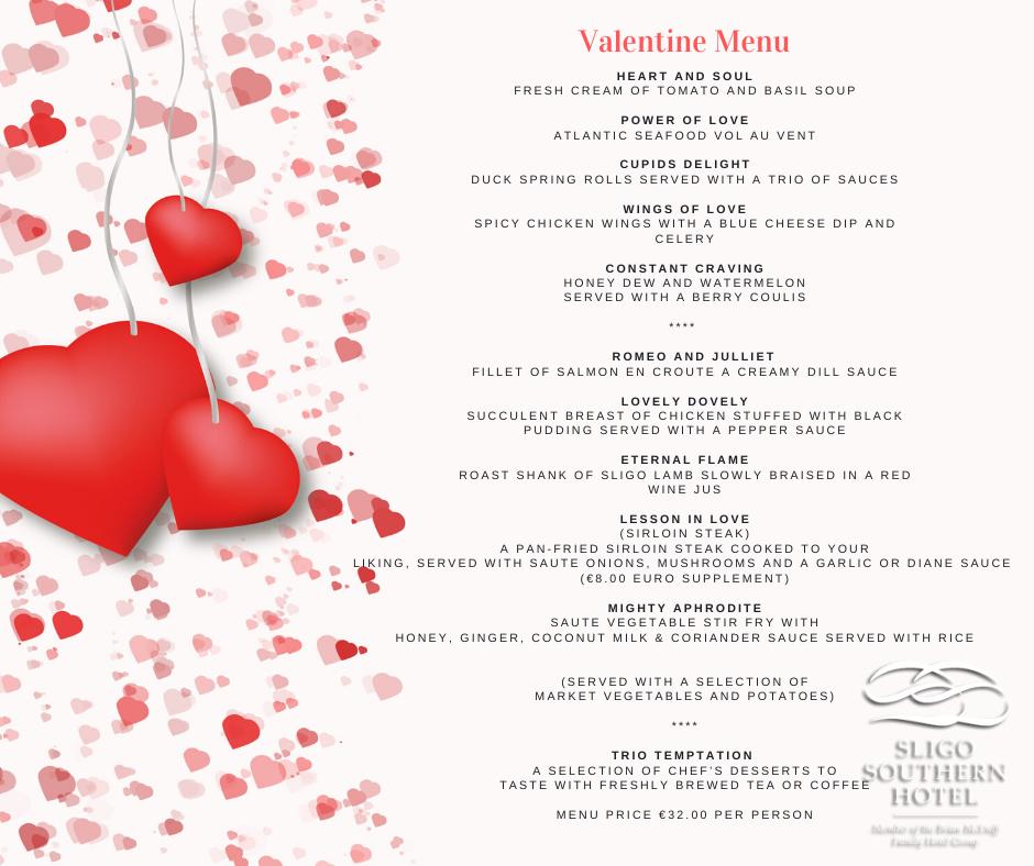 Menu at 4 Star Sligo Southern Hotel & Leisure Centre pub & bar, Sligo