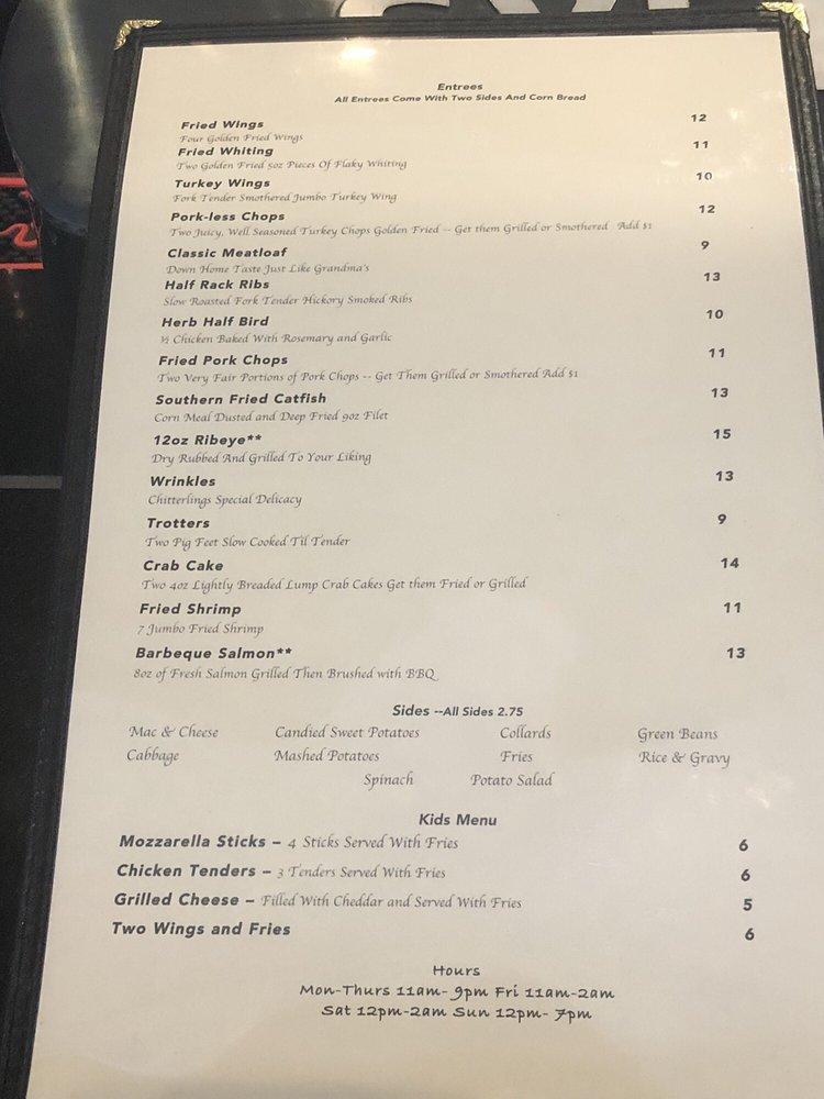 Menu at District pub & bar, Portsmouth