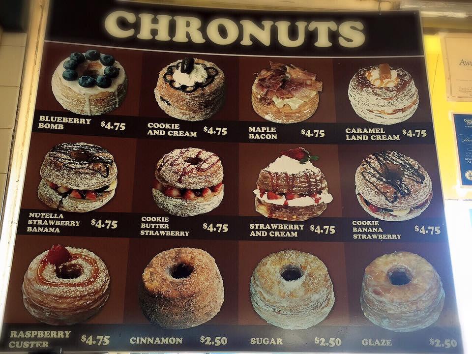 Menu at Miss Donut & Bakery Ice Cream, Anaheim