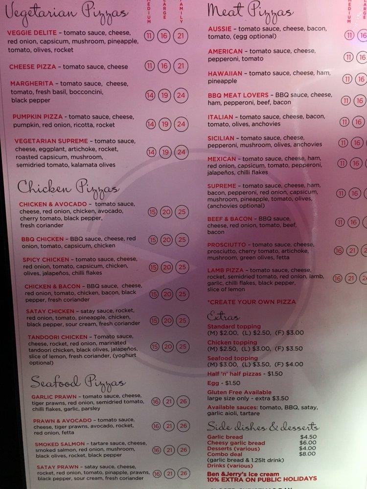 Menu at Perfect Pizza restaurant, Halls Head