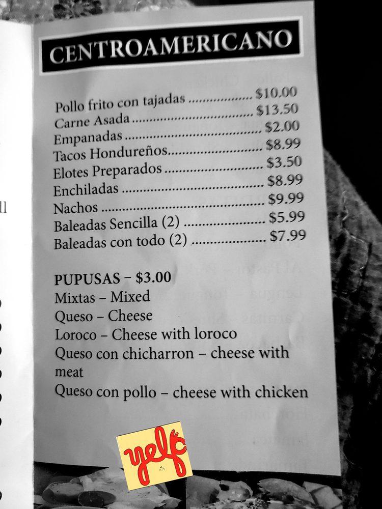 Menu at La Sabrosa Grocery & Restaurant Orange Park, Orange Park, Mound St