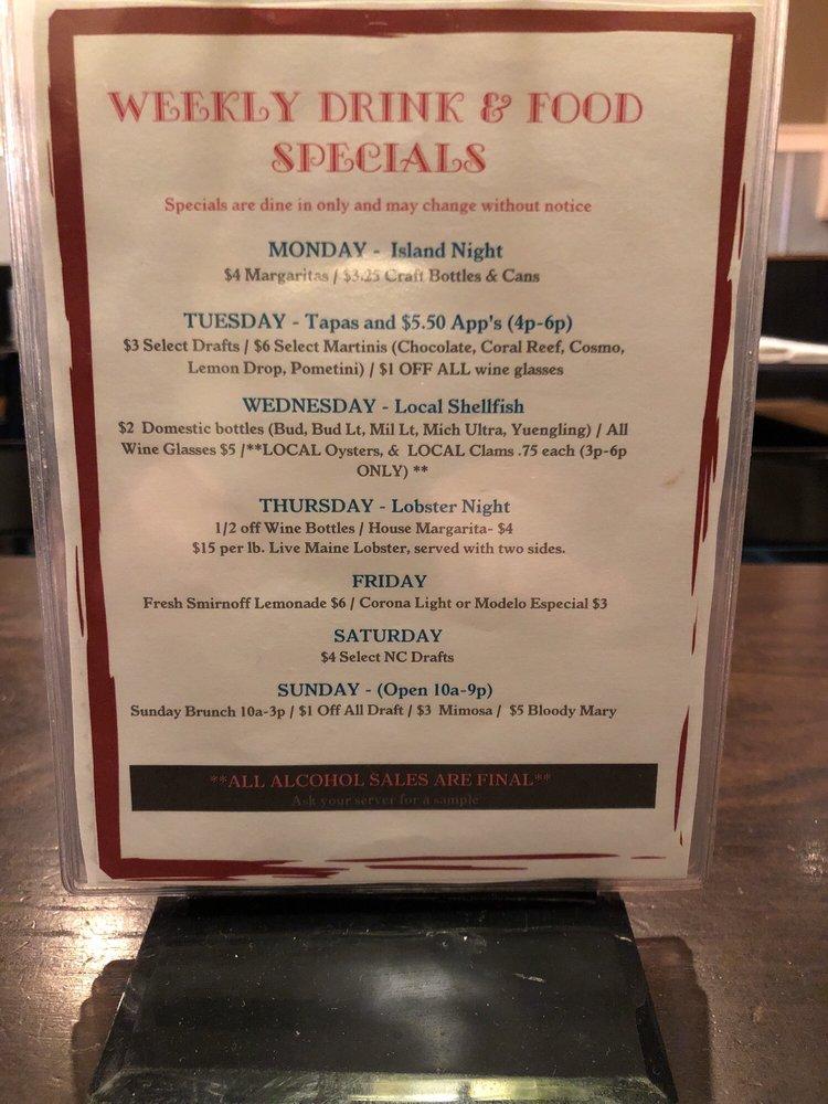 Menu at Fish Bites Seafood Restaurant, Wilmington
