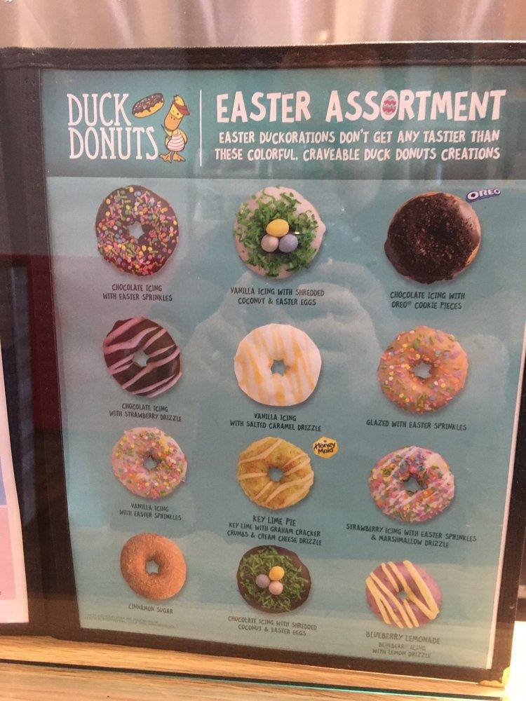 Menu at Duck Donuts restaurant, Jacksonville, Old St Augustine Rd STE 141