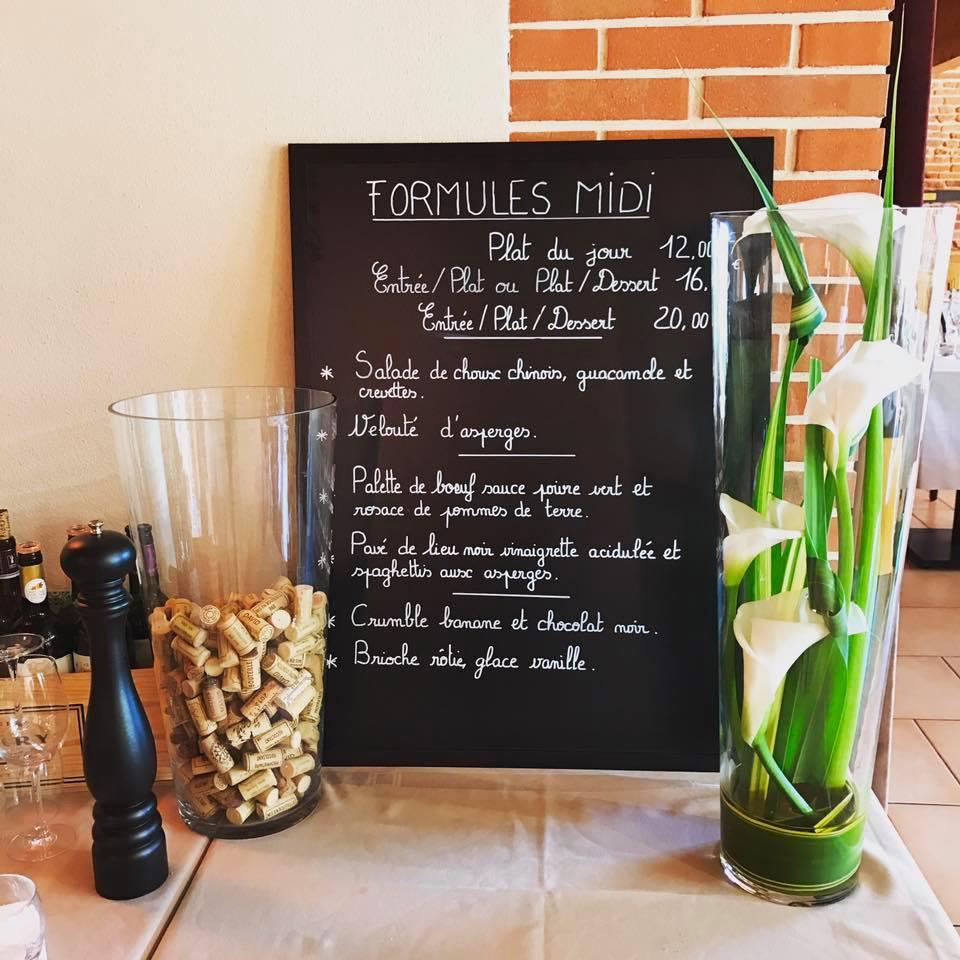 Menu au Les Ecuries De La Tour restaurant, Mondonville