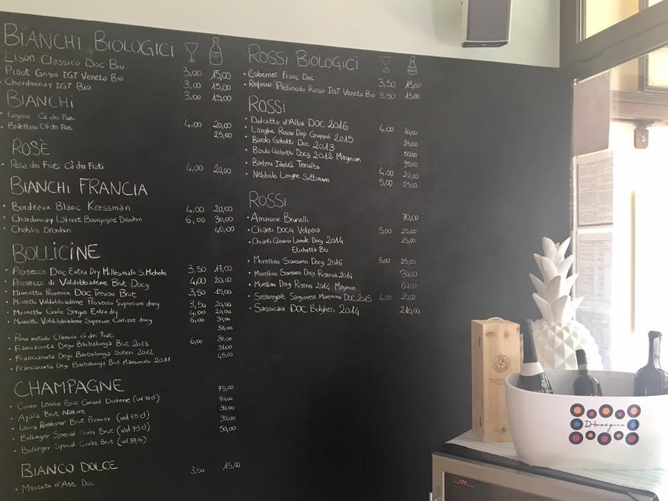 Menu at Zenzero pub & bar, Isola Albarella