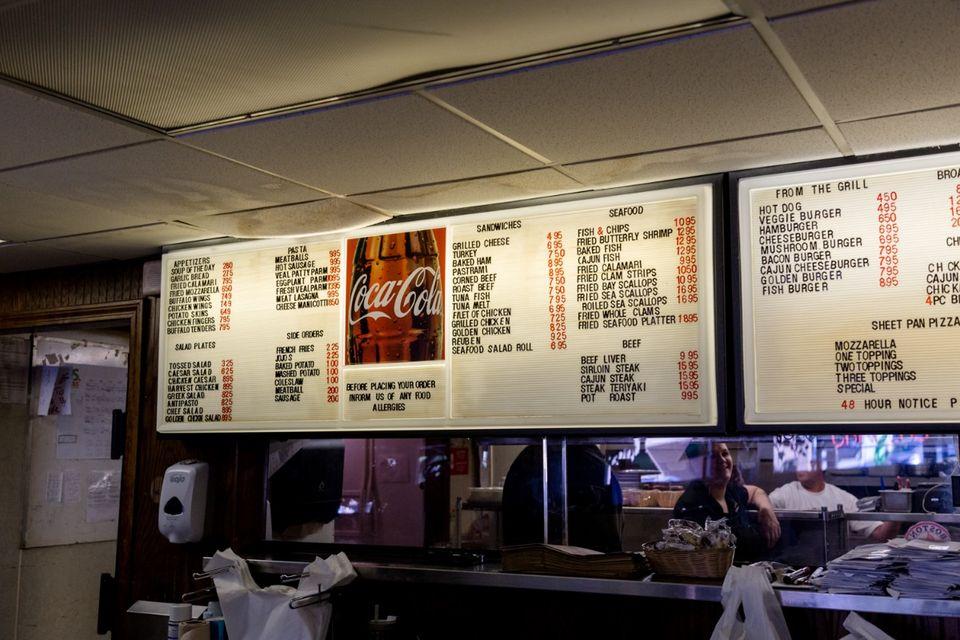 Menu at Golden Greek Restaurant, Webster