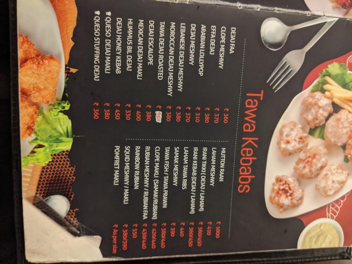 Menu at Zaitoon Restaurant, Madurai, Madurai