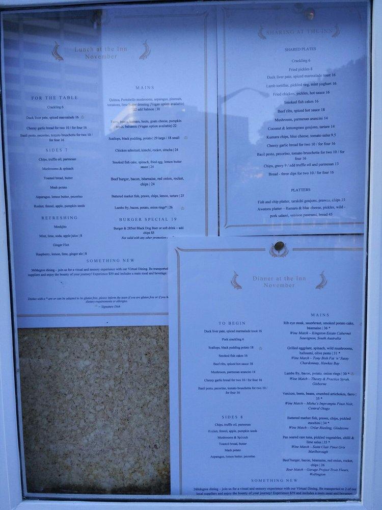 Menu at Thistle Inn pub & bar, Wellington