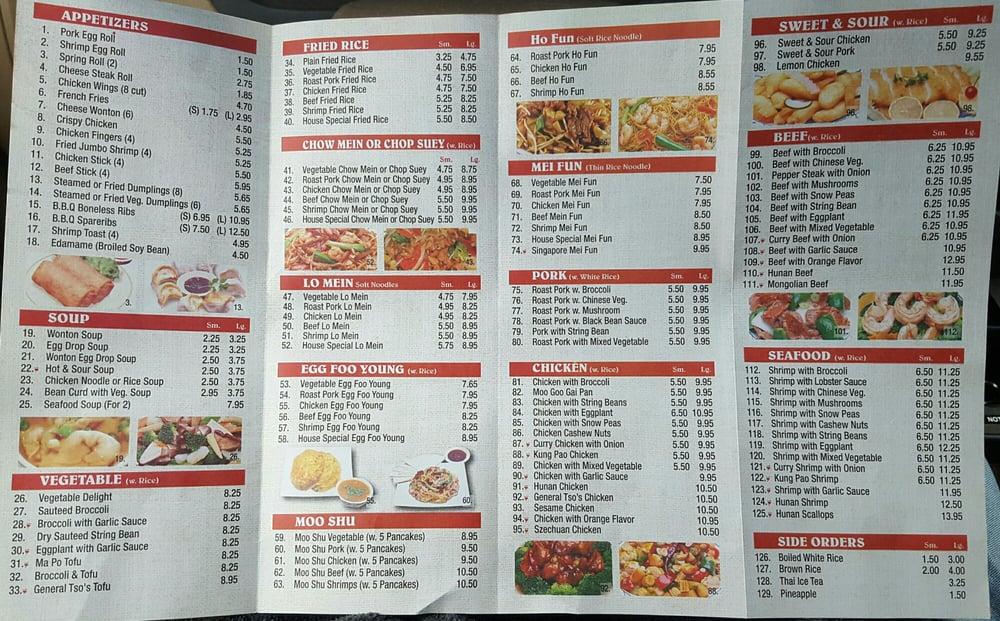 Carta del restaurante Wok Star Kitchen, Roseland