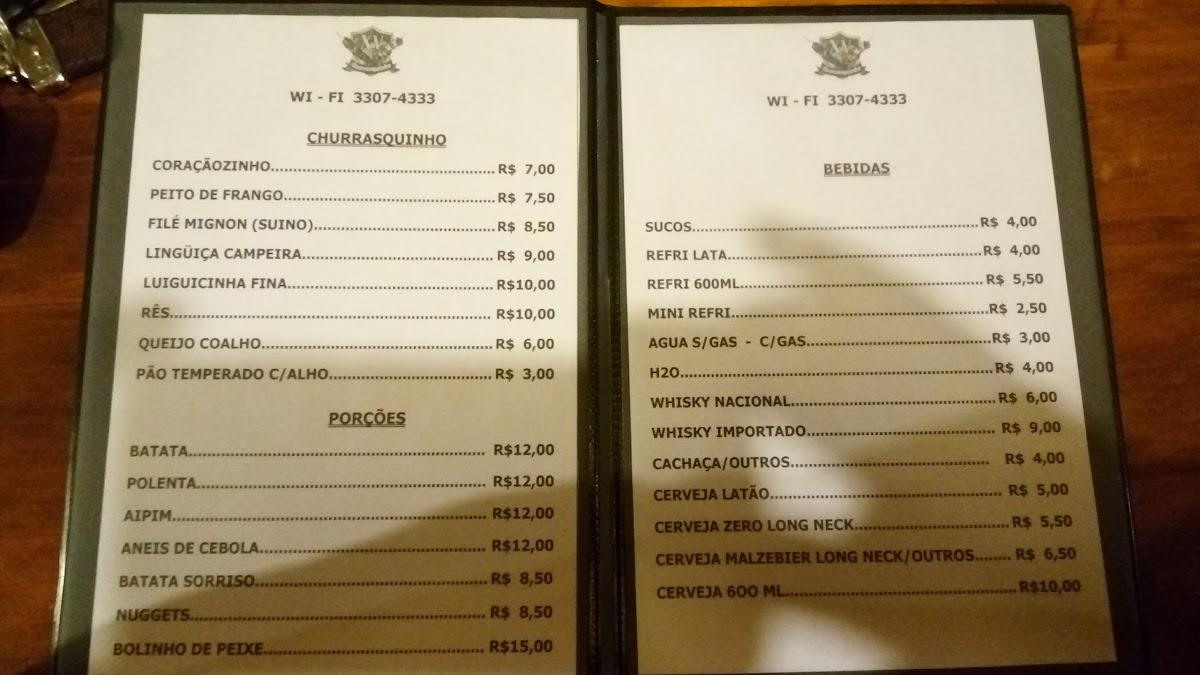Menu em Churrasquinho Da XV restaurante, Pelotas