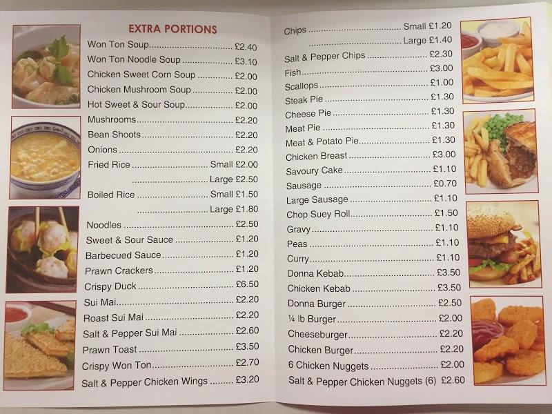 Menu at Golden Phoenix restaurant, Liverpool, 24 Utting Ave E