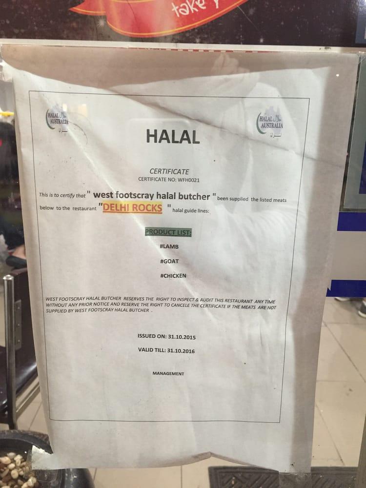 Menu at Delhi Rocks restaurant, Melbourne, 205 King St