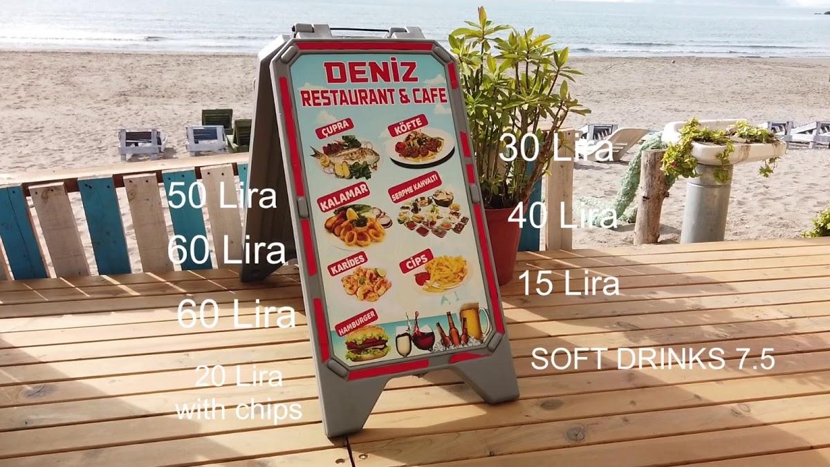 Menu at Deniz Restaurant Cafe, Beymelek
