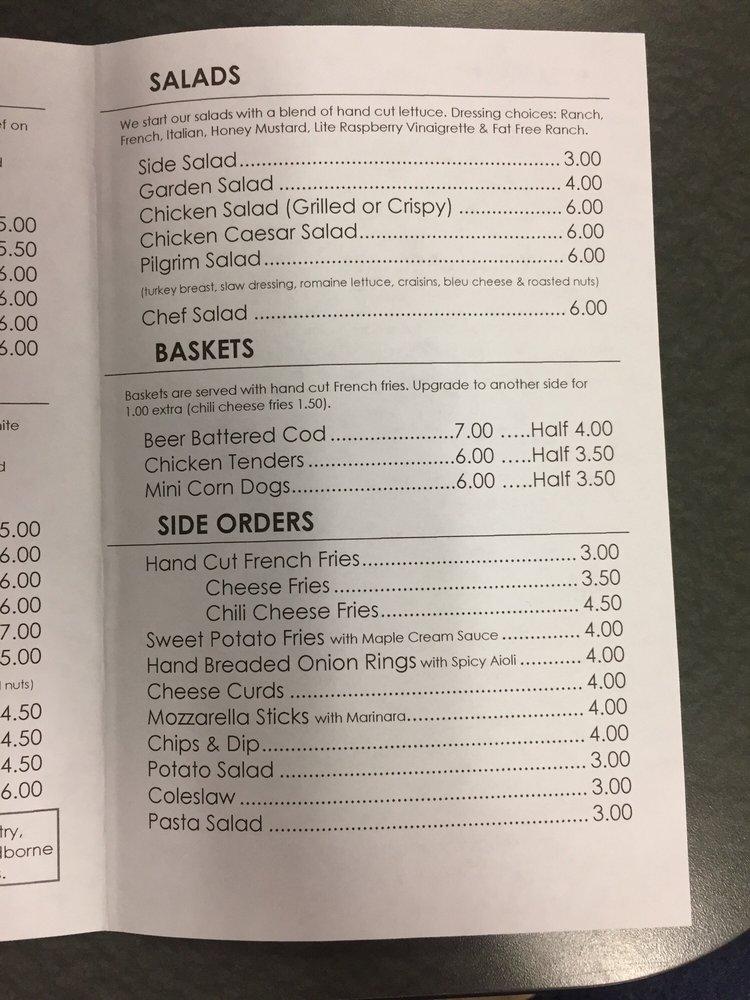 Menu at Nicky's Good Eats and Treats restaurant, Two Rivers