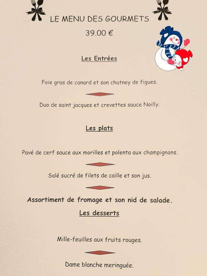Menu at L escapade restaurant, Saint-Germer-de-Fly