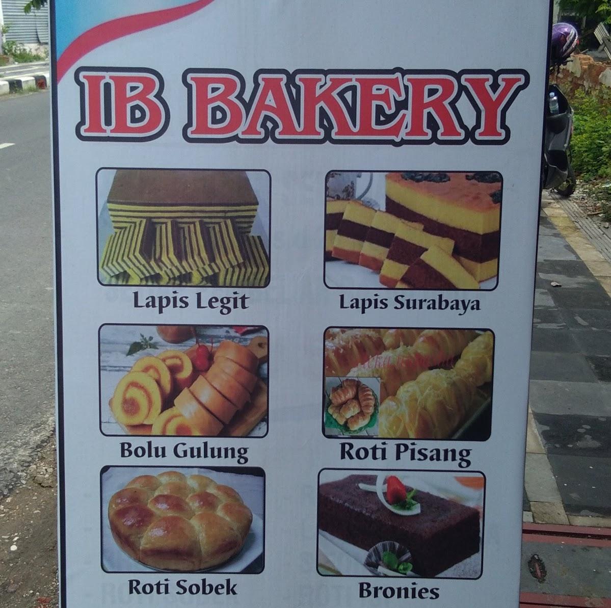 Menu at IB BAKERY, Blora