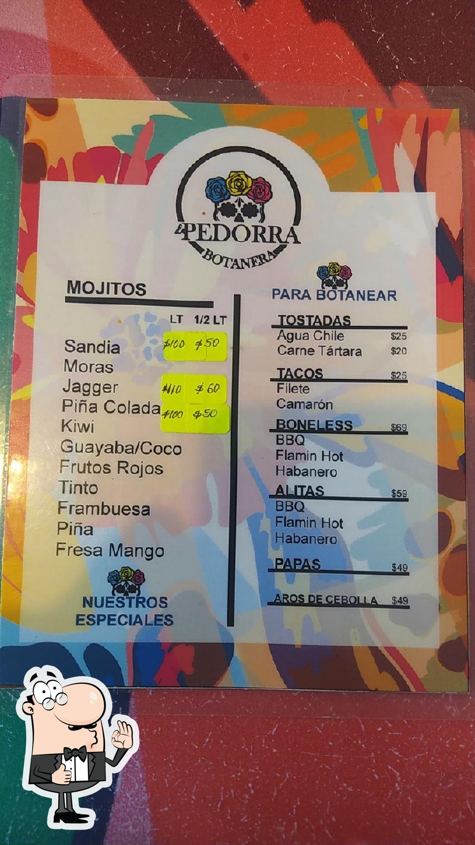 La pedorra Botaneria, Valle de Santiago - Restaurant menu, prices and ...
