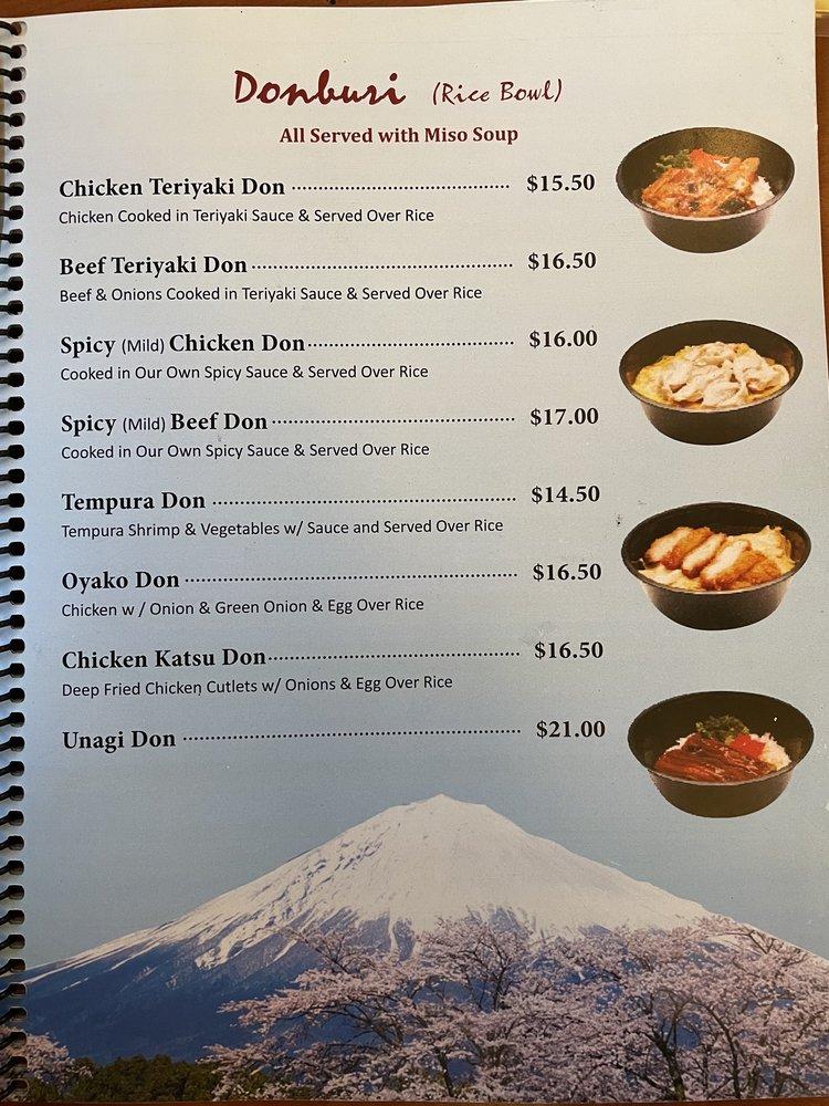 Menu at sora sushi (sushi channel) restaurant, Kelso