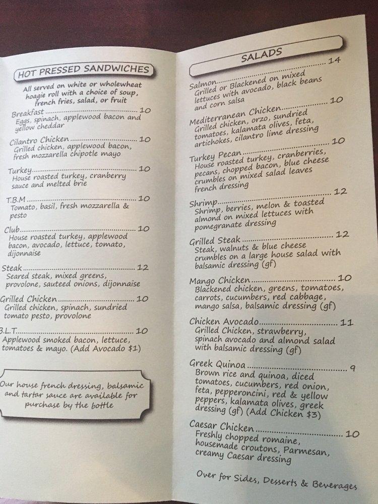 Menu at Cafe European, Tampa, S West Shore Blvd
