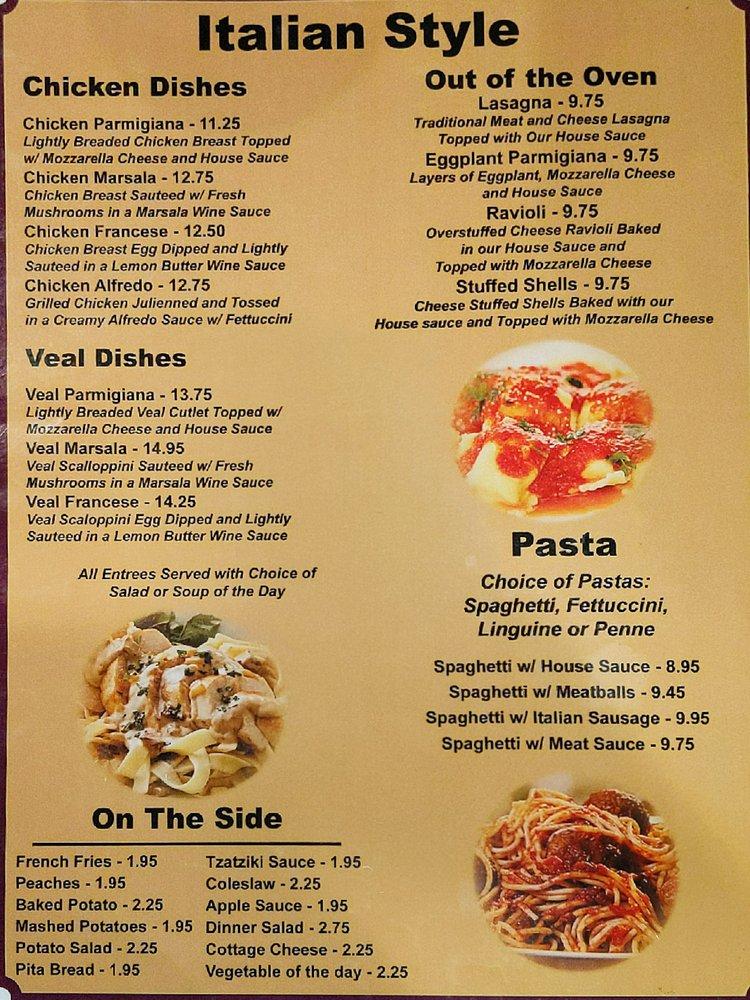 Menu at Susie's Grill pub & bar, Spring Hill