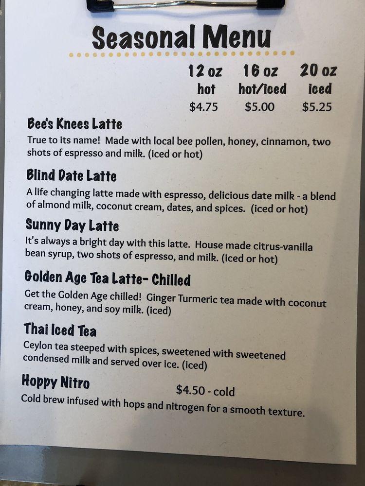 Menu at Argos Caffe cafe, Folsom