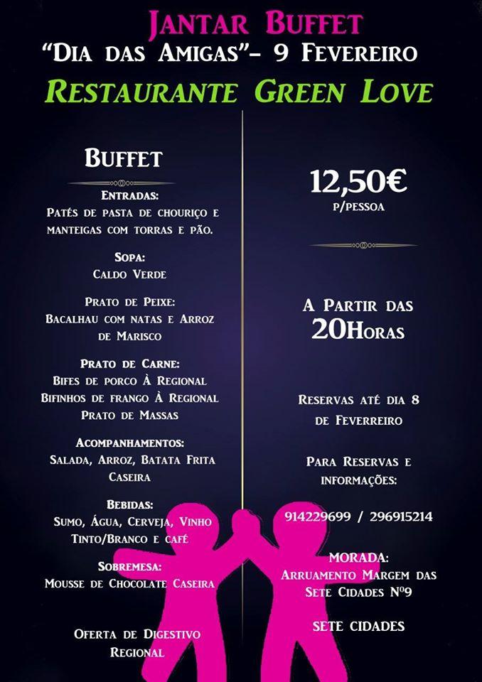 Menu at Green Love Restaurant, Sete Cidades