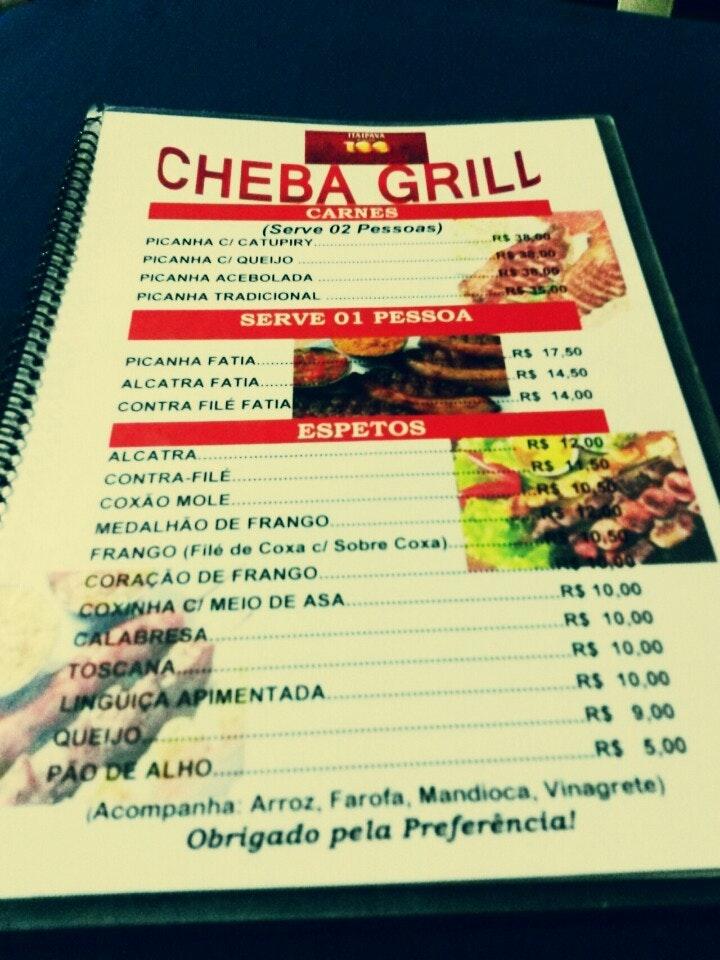 Menu em Cheba Grill restaurante, Cuiabá