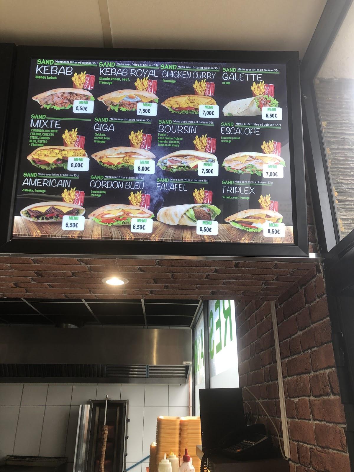 Menu au MK'S restaurant, Angers