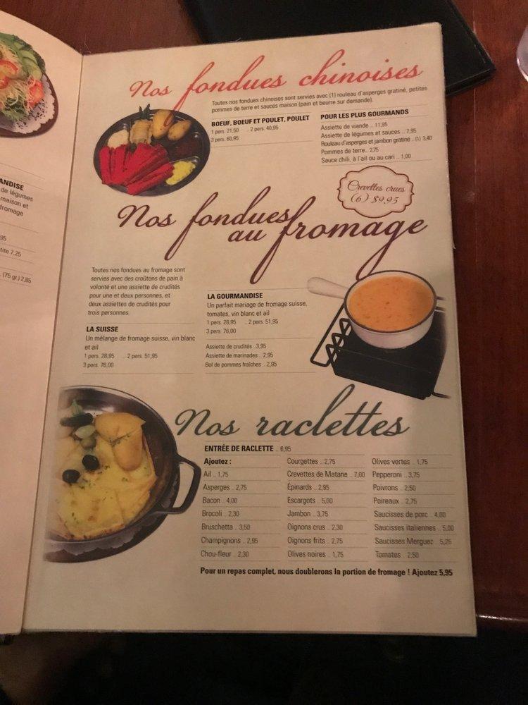 Carta del restaurante Crêperie Bretonne, Saint-Sauveur