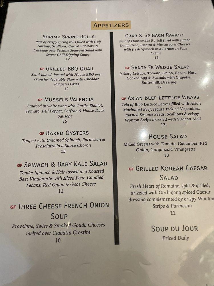 Menu at Legal Assets Craft Food & Spirits restaurant, Easton