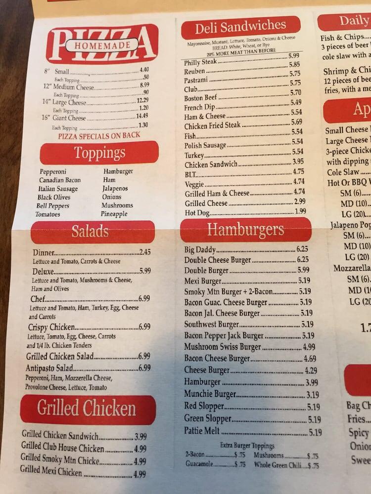 Menu at Munchies Pizza & Deli pizzeria, Fruita, 550 Kokopelli Dr