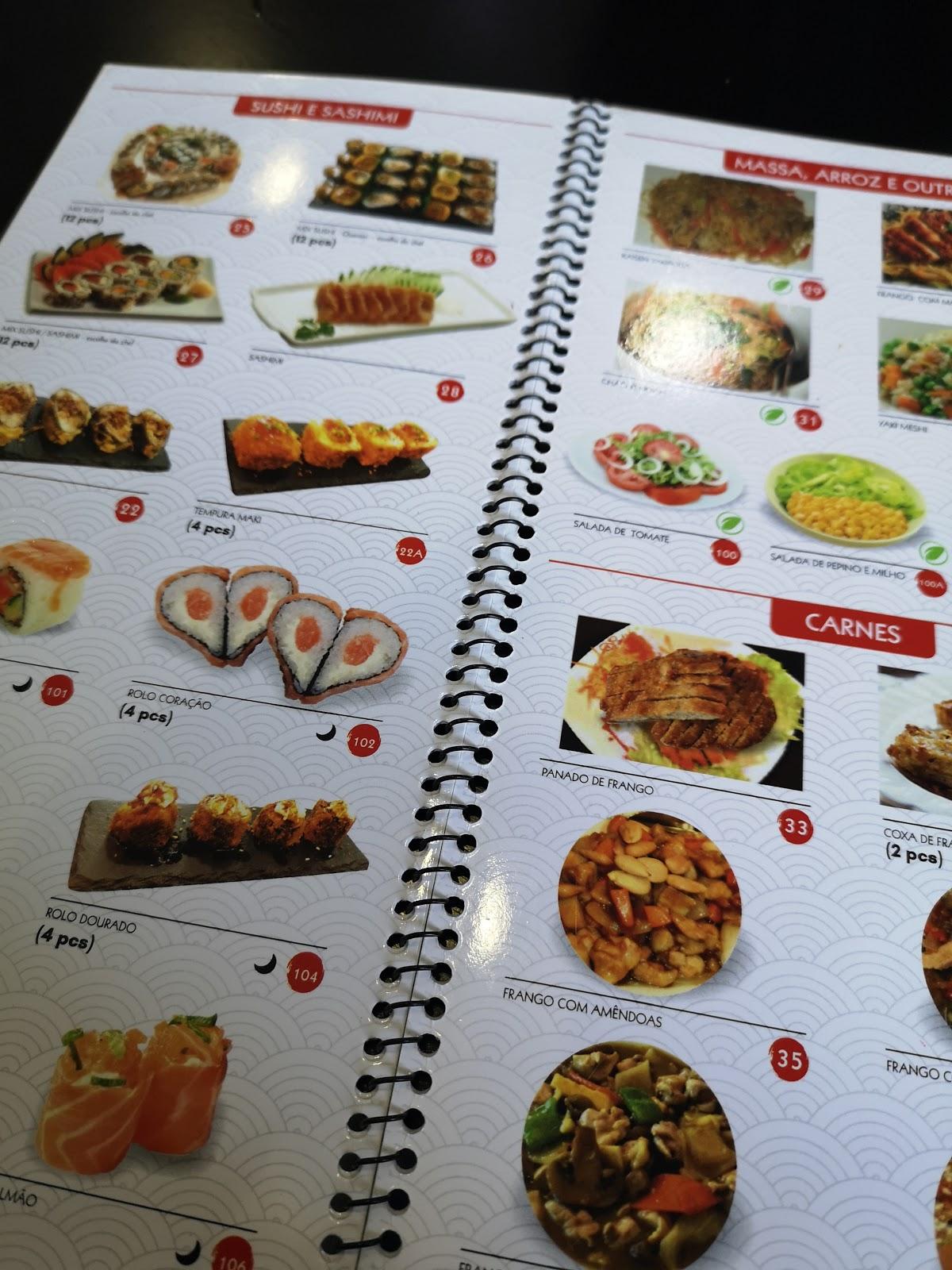 Menu at Koihouse sushi bar teppan yaki, Chaves
