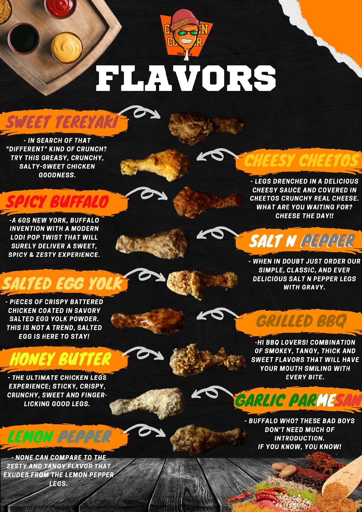 Menu at Lodipop Chicken Corner restaurant, Makati