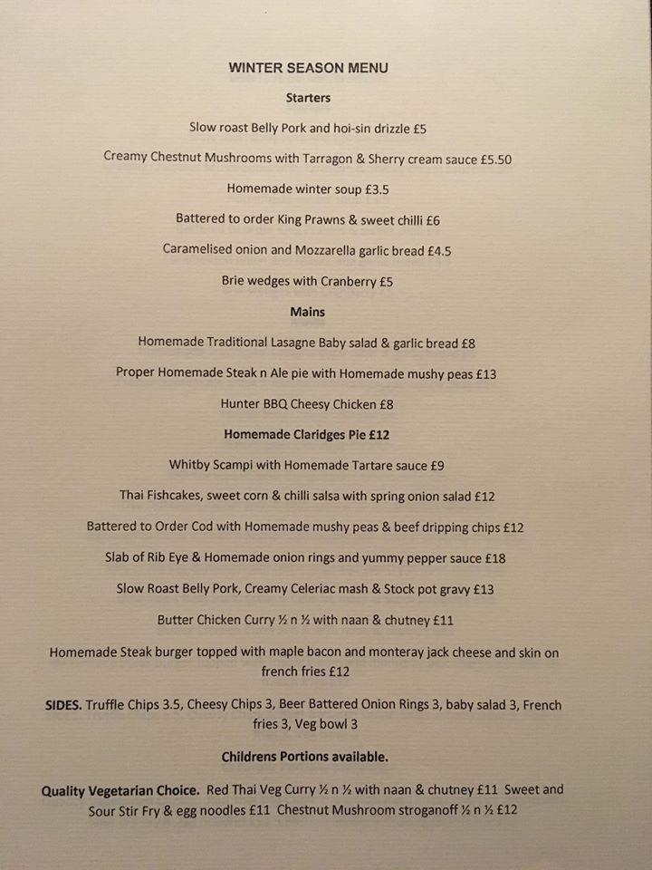 Menu at The Coach & Horses Flint Mountain pub & bar, Flint